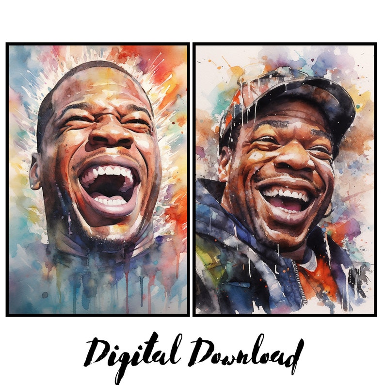 Busta Rhymes Digital Art | Watercolor Portraits | Unique Pop Art Design ...