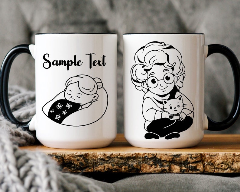 Grandma PNG SVG EPS Pdf Dxf, Grandparent's Day Bundle, Grandparents ...