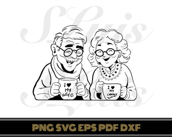 Grandma and Grandpa, Grandma and Grandpa Love, Grandparent's Day ...