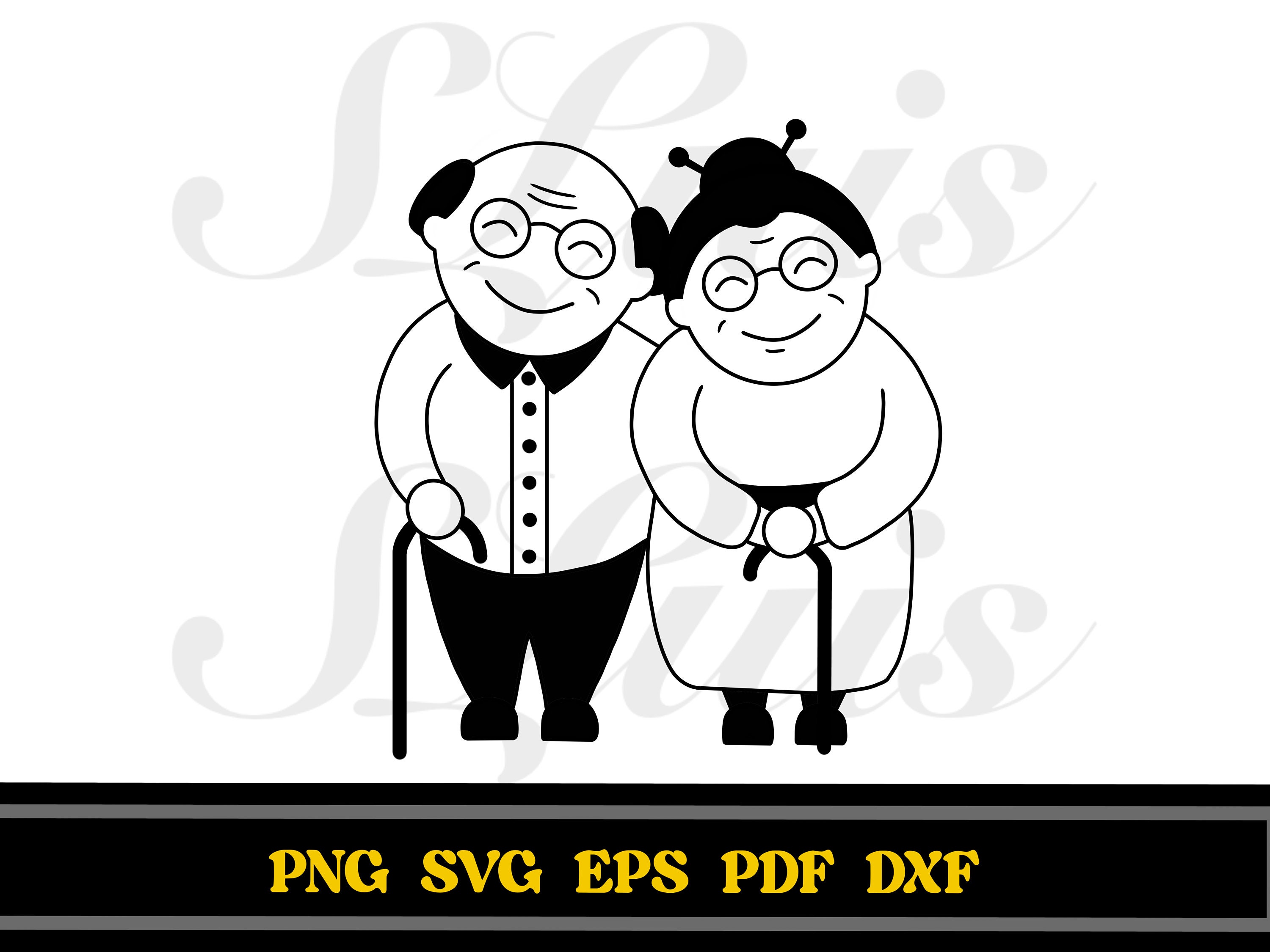 Grandma and Grandpa, Grandma and Grandpa Love, Grandparent's Day ...