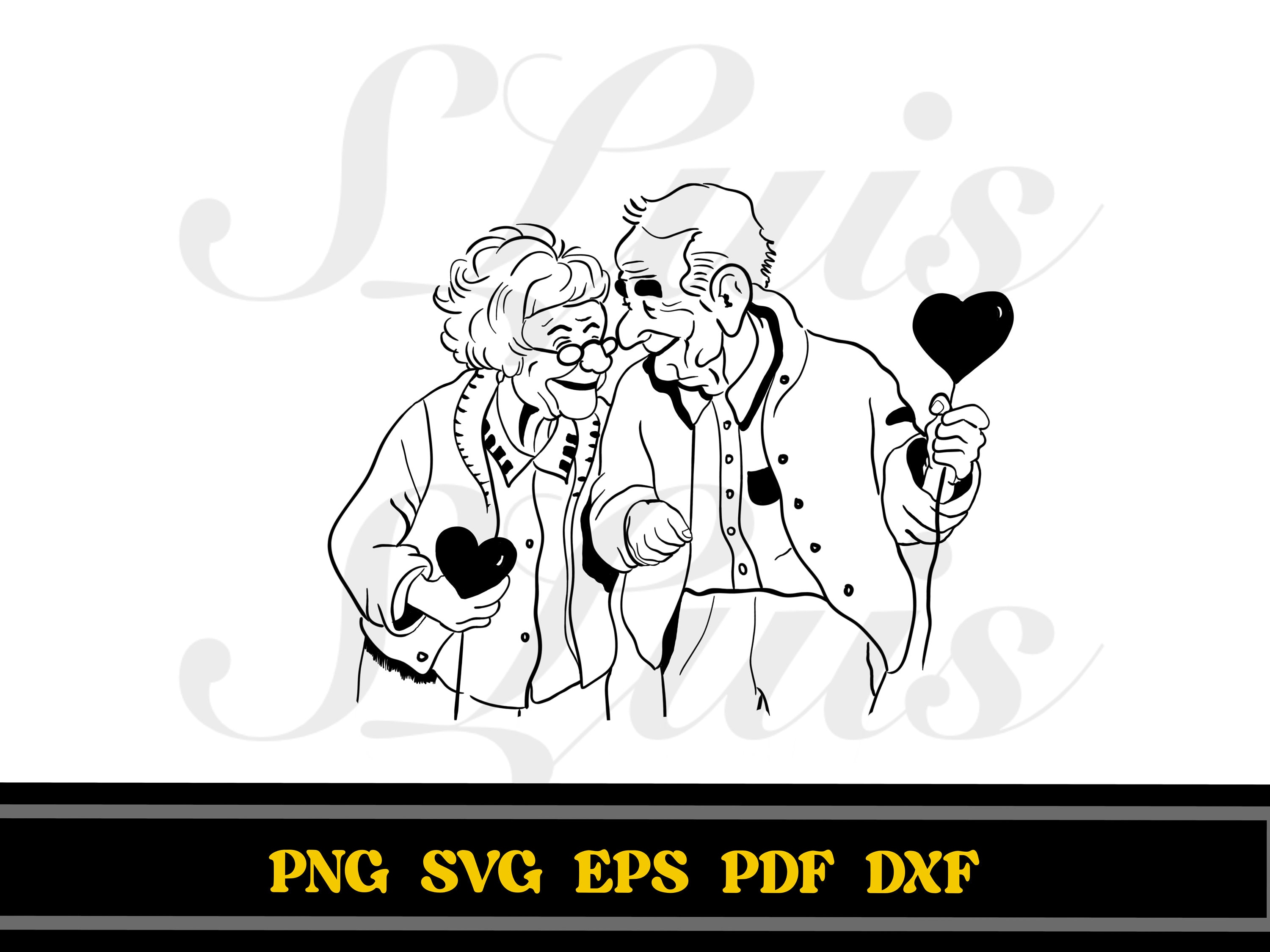 Grandma and Grandpa, Grandma and Grandpa Love, Grandparent's Day ...