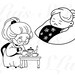 Grandma Line Art Bundle, Grandparents Day Clipart (png, Svg, Eps, Pdf ...