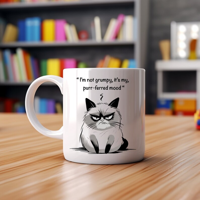 Grumpy Cat SVG PNG PDF and Eps, Cat Humor Svg Png Eps and Pdf, Funny ...