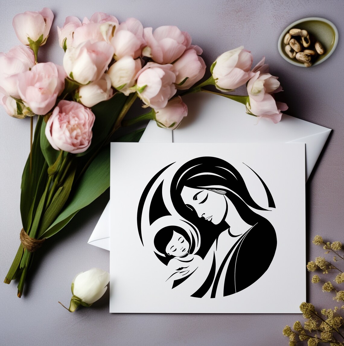 Mom and Child SVG PNG DXF Eps Pdf, Mother and Child Svg Png, Mother and ...