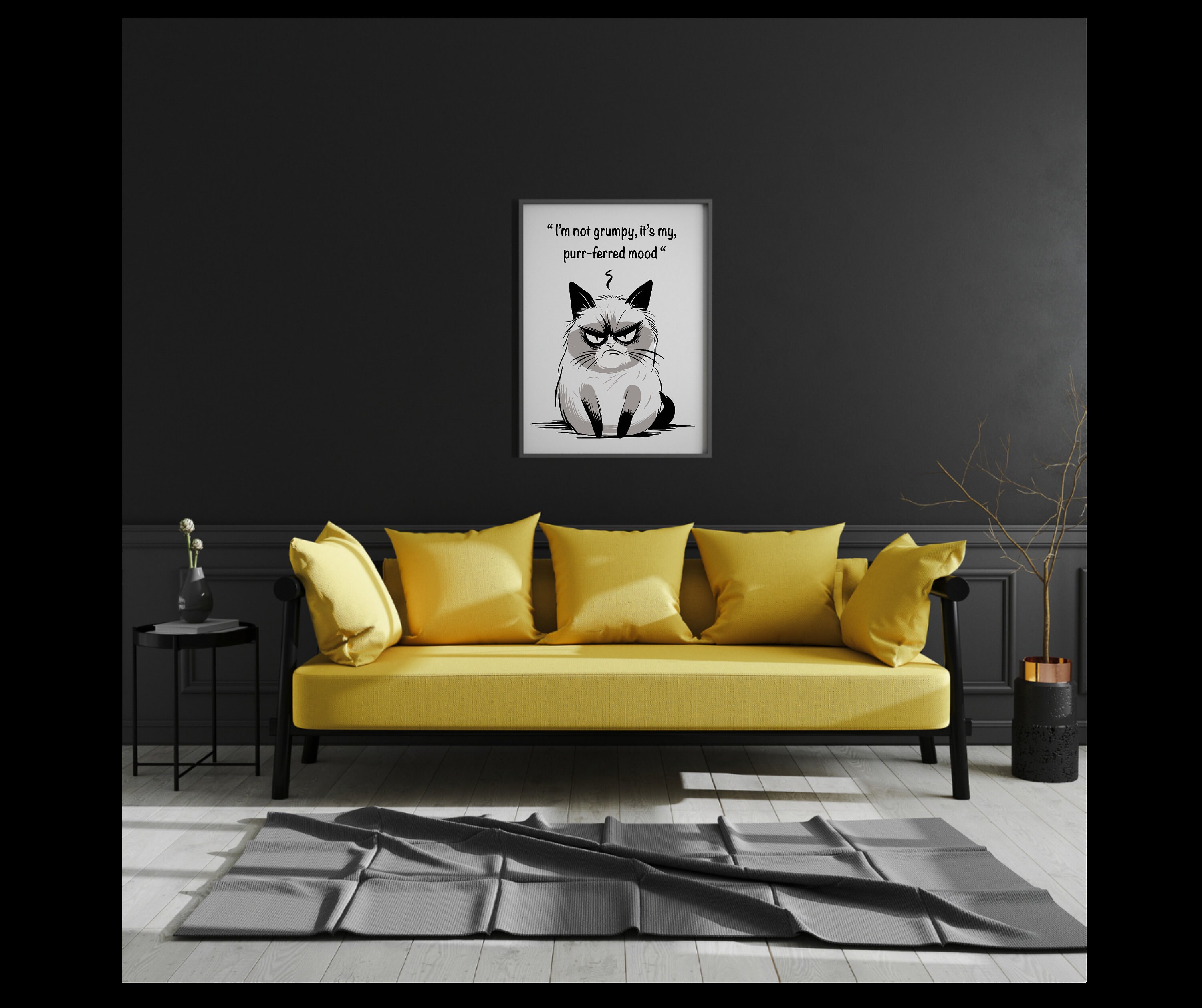 Grumpy Cat SVG PNG PDF and Eps, Cat Humor Svg Png Eps and Pdf, Funny ...