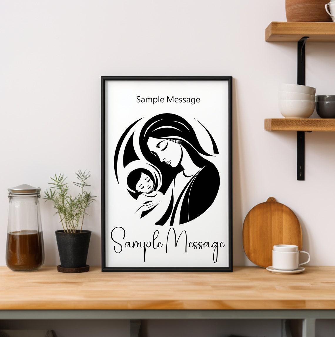 Mom and Child SVG PNG DXF Eps Pdf, Mother and Child Svg Png, Mother and ...