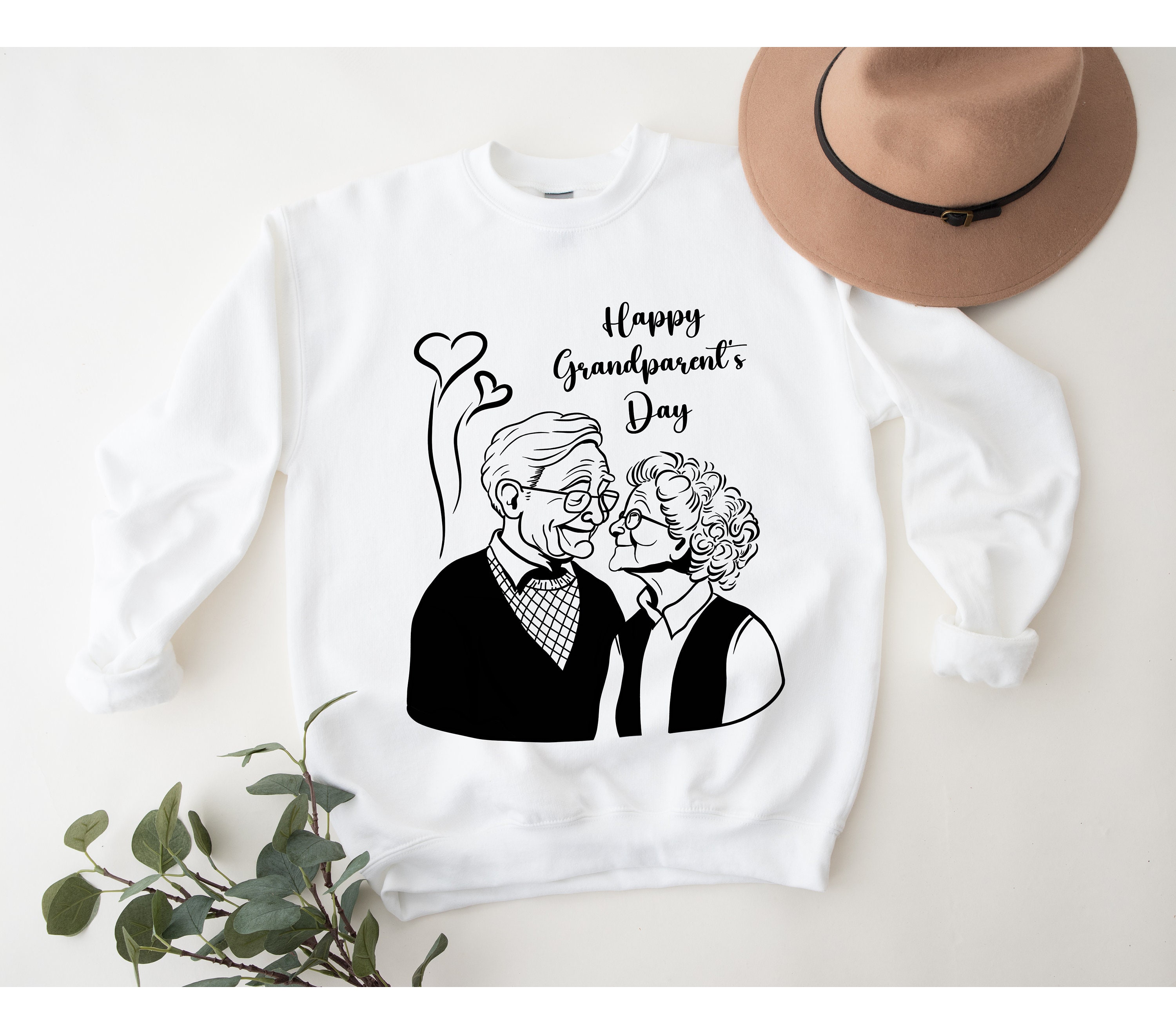 Grandparents Day Doodle: Grandma & Grandpa SVG PNG (digital Design) - Etsy