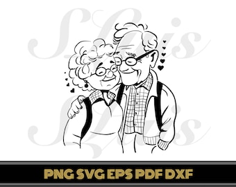 Grandma and Grandpa, Grandma and Grandpa Love, Grandparent's Day ...