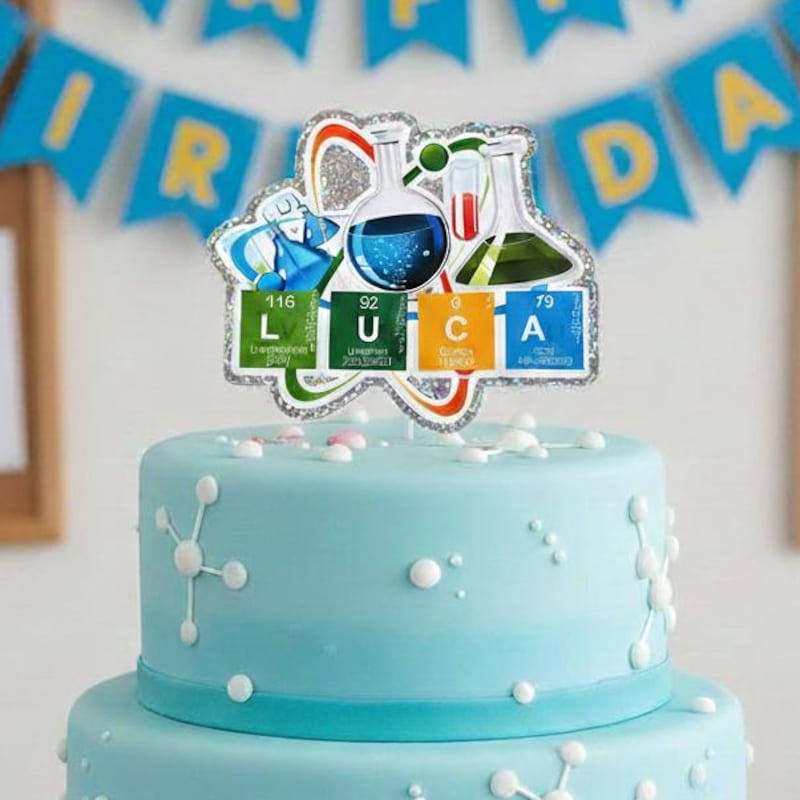 Science Cake Decor - Etsy UK