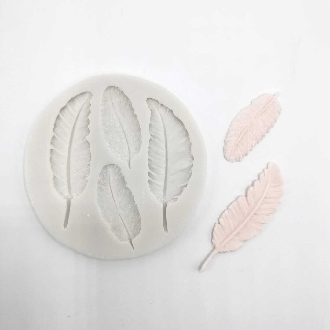 Bird Feather Silicone Mould - 4 Cavity - Etsy