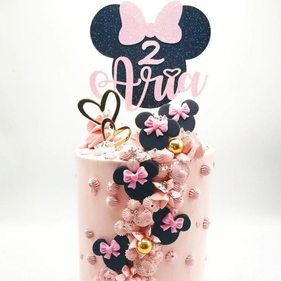 Personalised Bow Themed Cake Topper Package - Etsy