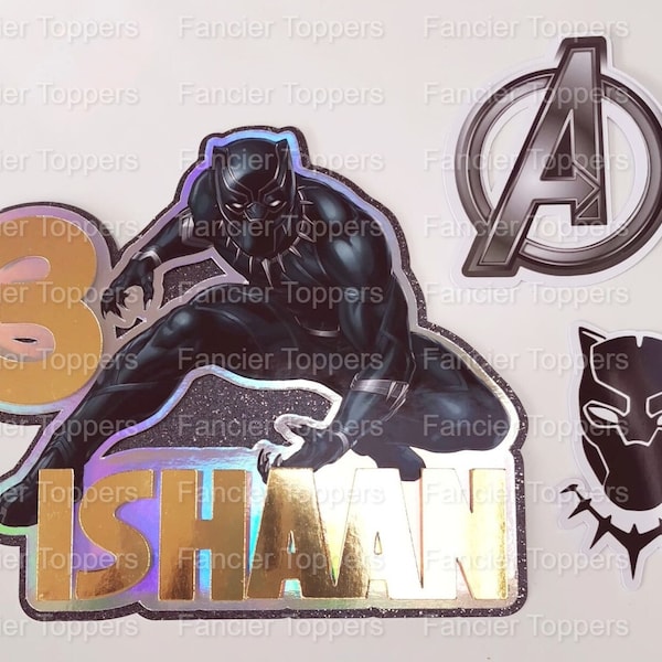 Panther Cake Topper - Etsy