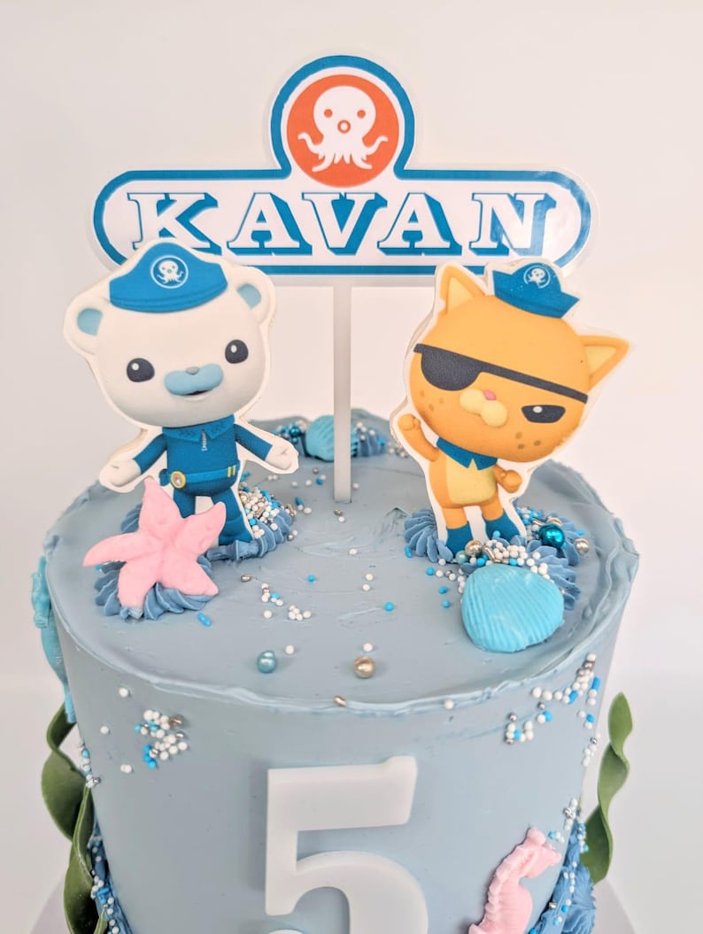 Octonauts Topper Package With Edible Printed Images of Characters and ...