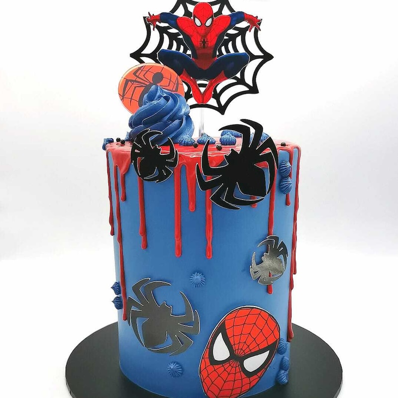 Spiderman Cake Topper - Etsy Australia