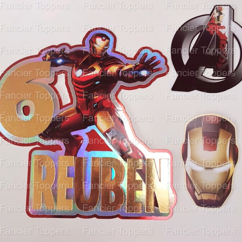 Iron Man Cake - Etsy