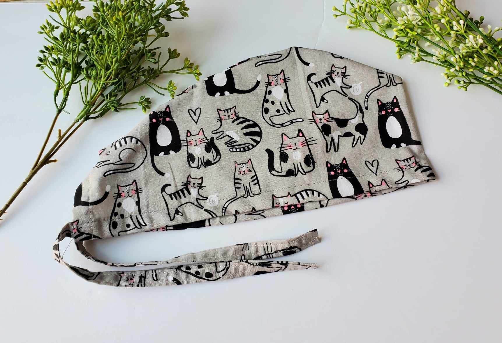 Scrub Cap Cat ,surgical Cap Funny,pediatric Gift,surgical Cap,scrub Cap ...