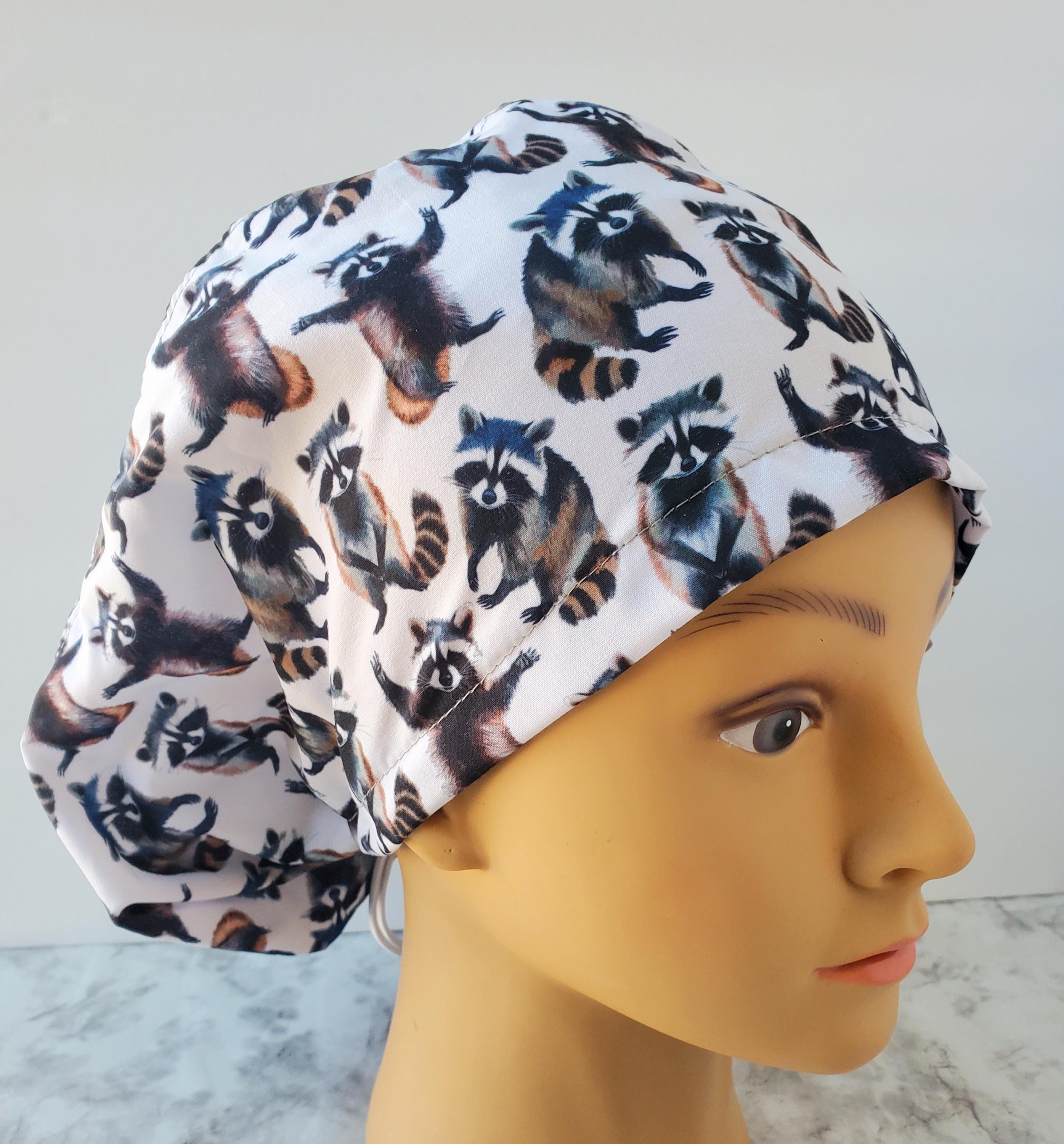 Raccoon Scrub Cap - Surgical Cap Funny,racoon Gift - Etsy