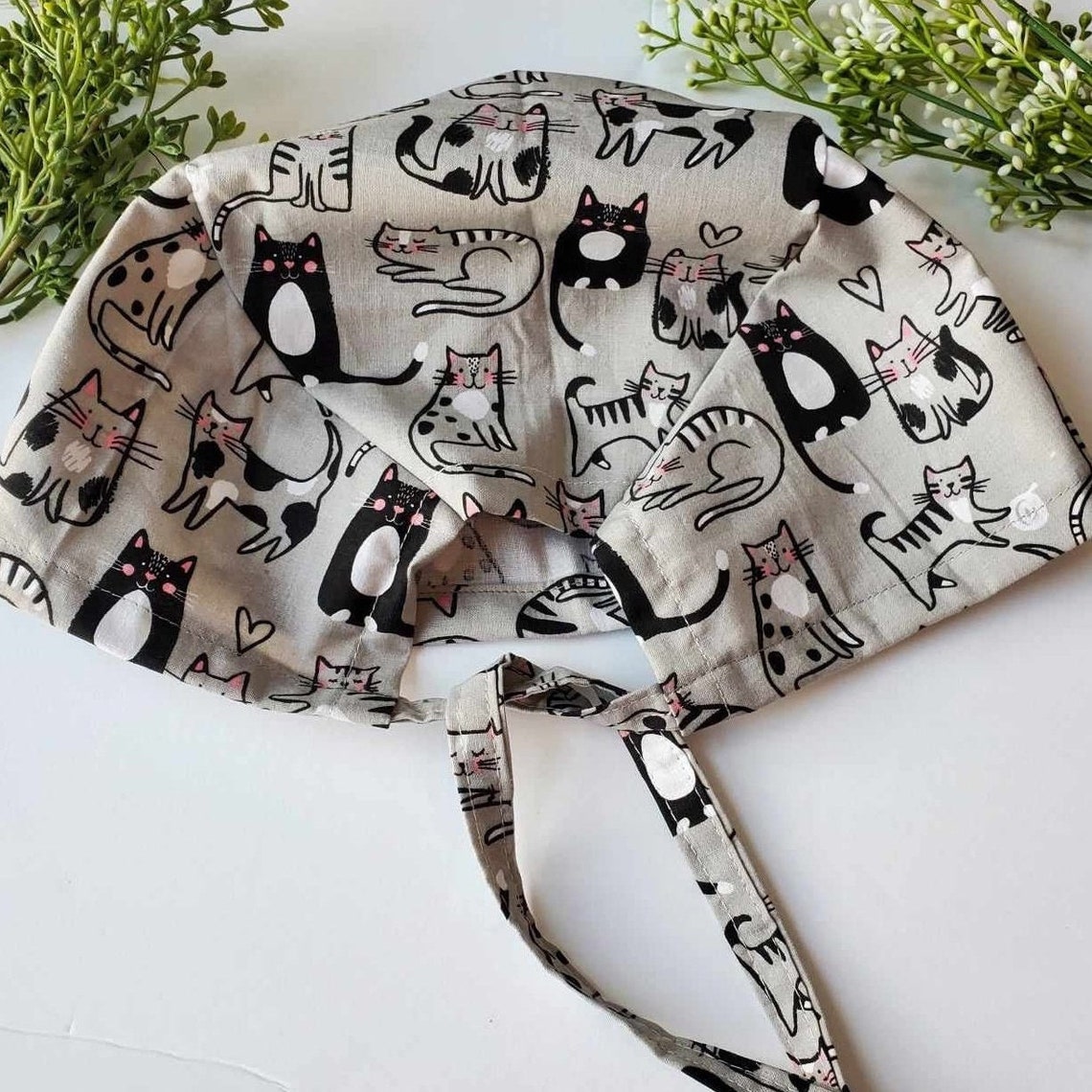 Scrub Cap Cat ,surgical Cap Funny,pediatric Gift,surgical Cap,scrub Cap ...