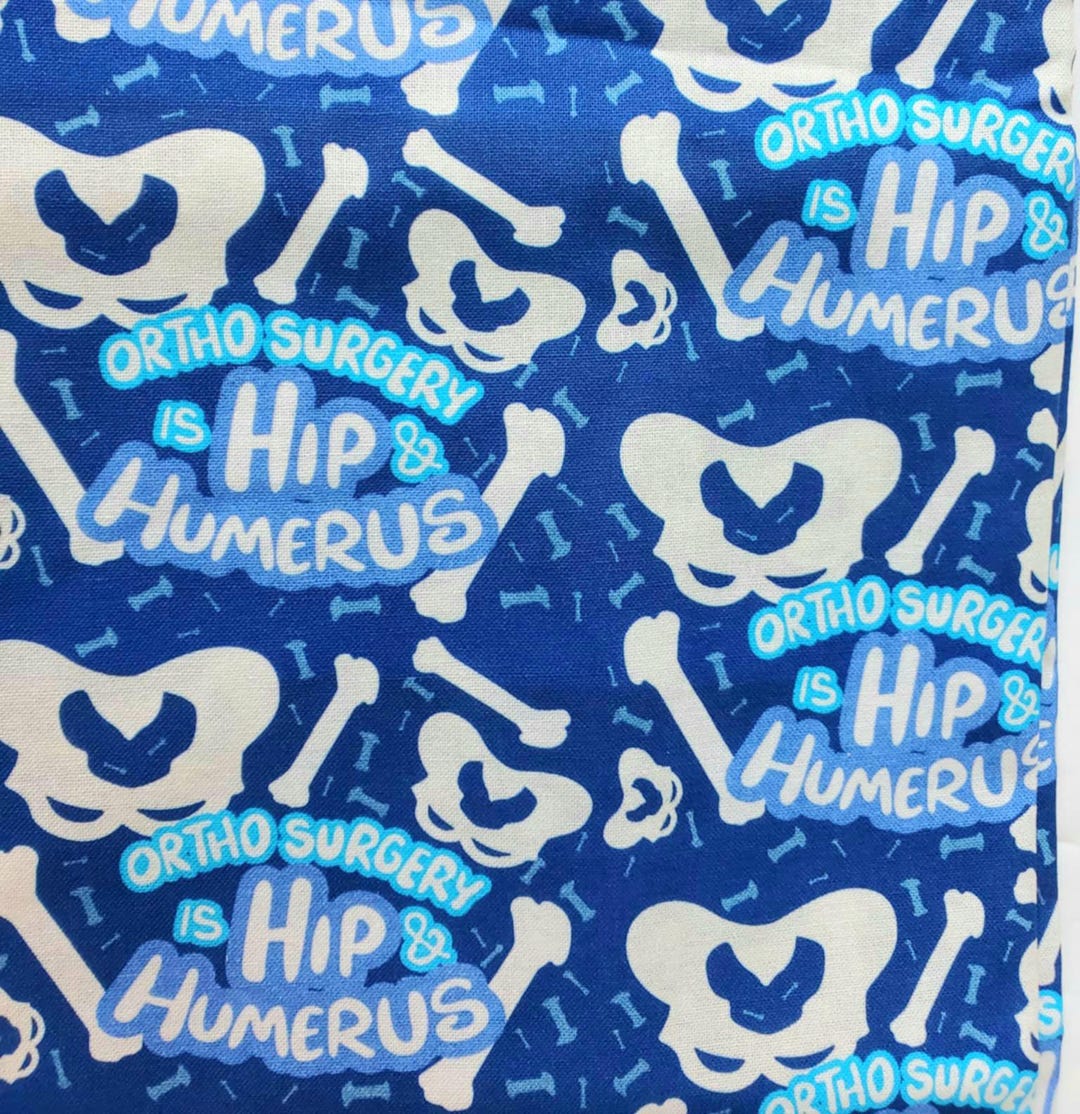 Ortho Surgery Scrub Cap: Humerus Print, Europonytail - Etsy