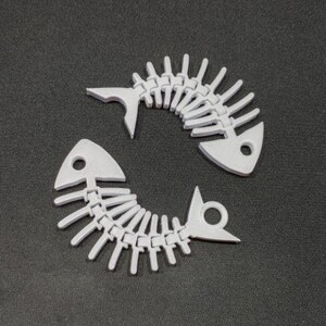 Articulated Fish Skeleton 3D Print - Etsy