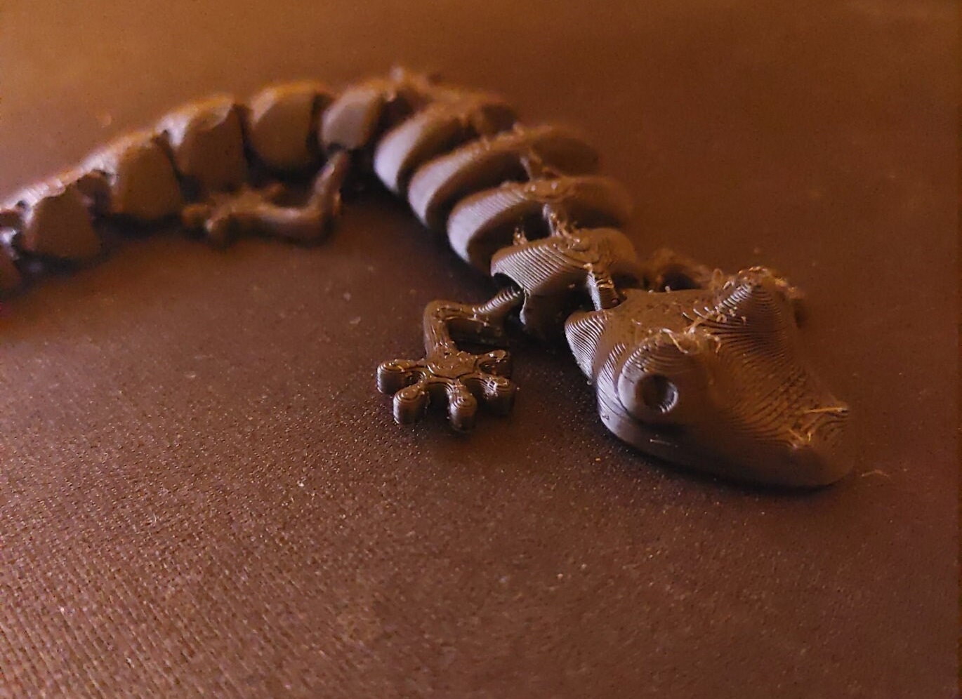 Flexi Serpent Skeleton 3D Print - Etsy