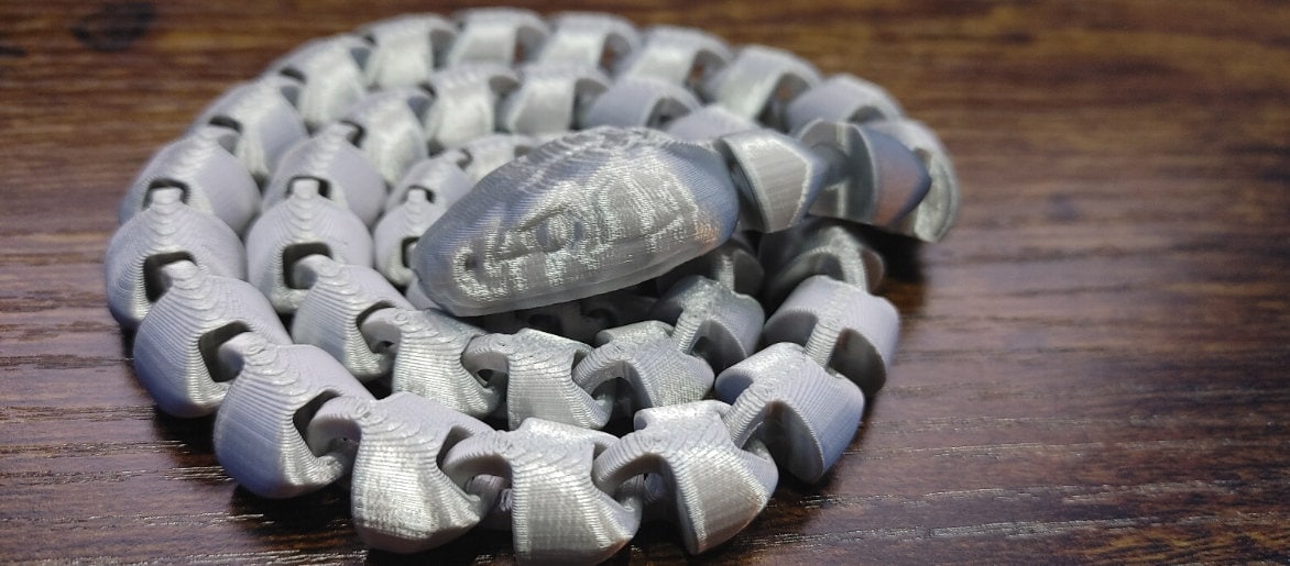 Flexi Snake (3D Print) - Etsy