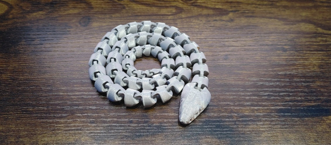 Flexi Snake (3D Print) - Etsy