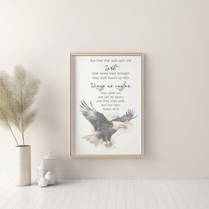 Isaiah 40:31 Bible Verse Print Scripture Printable Inspirational ...