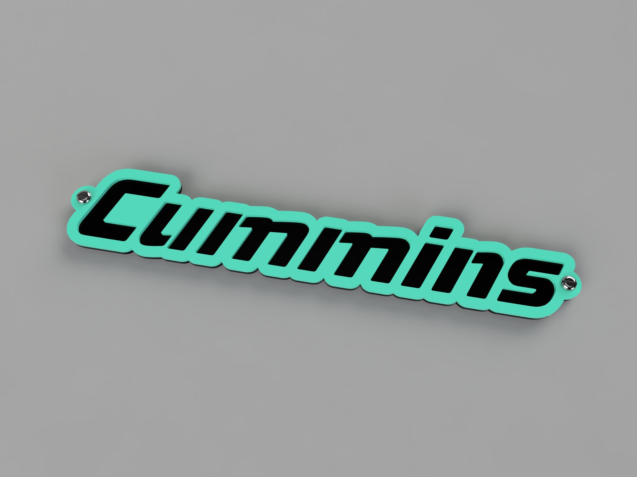 Cummins Grille Badge 10 2 Layer - Etsy