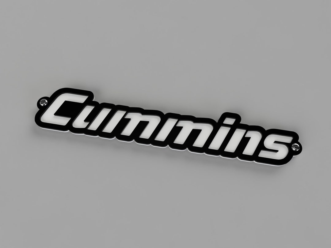 Cummins Grille Badge 10 2 Layer - Etsy