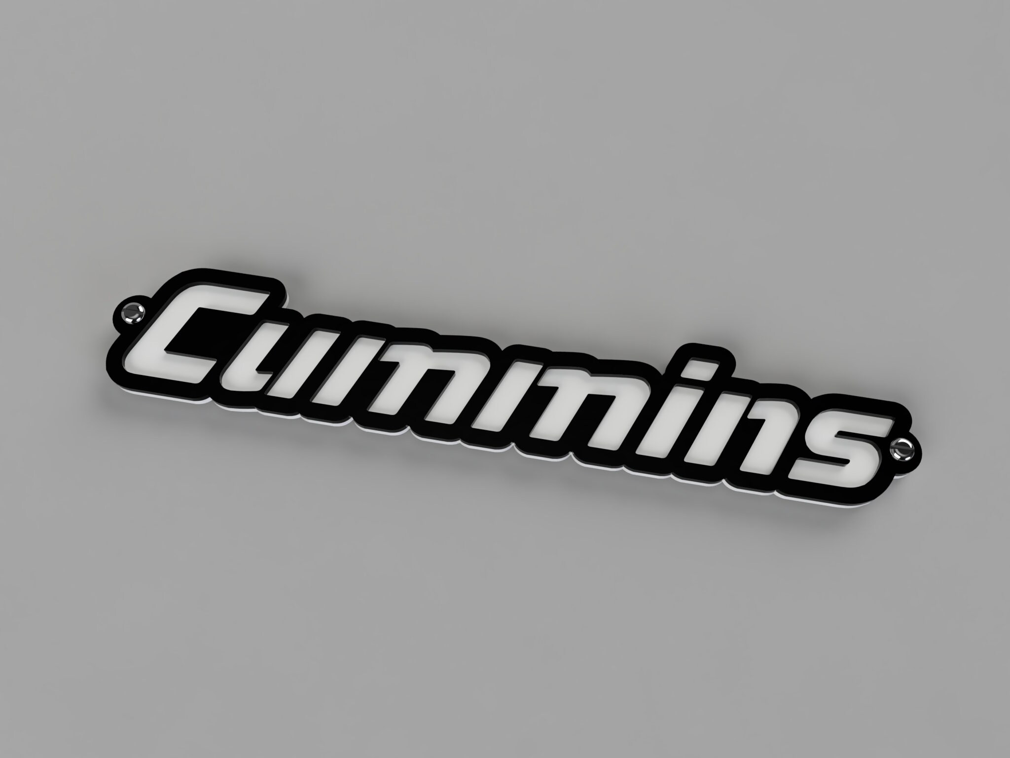 Cummins Grille Badge 10 2 Layer - Etsy