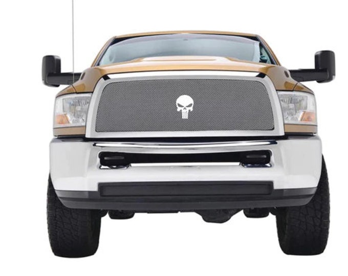 Skull Grille Badge 6 Tall - Etsy