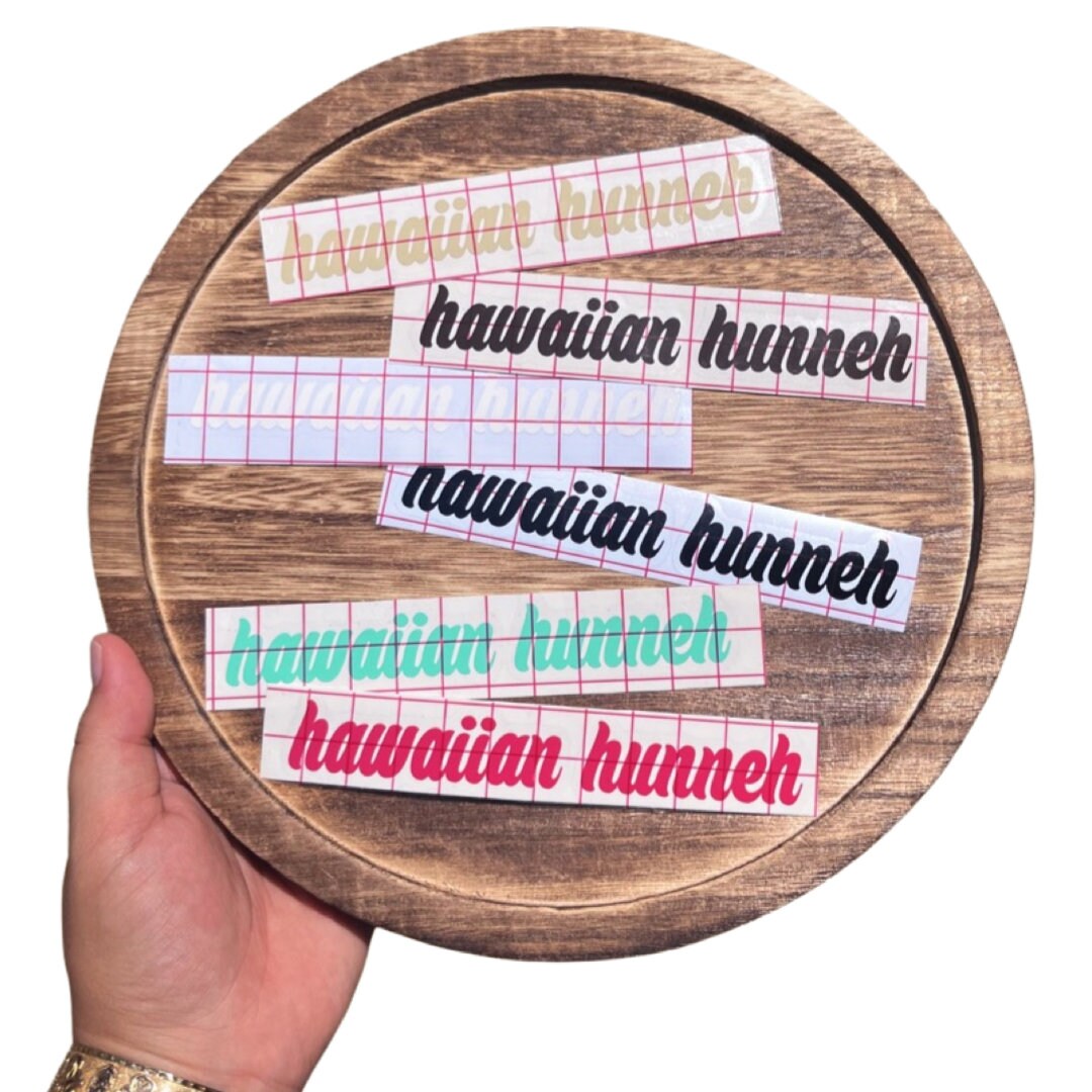 Pepili, Decal, Vinyl Sticker, Hawaiian Hunneh - Etsy