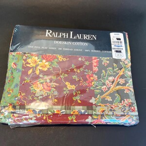 RARE! New Vintage Ralph Lauren DARBY Sueded Cotton Patchwork Floral ...