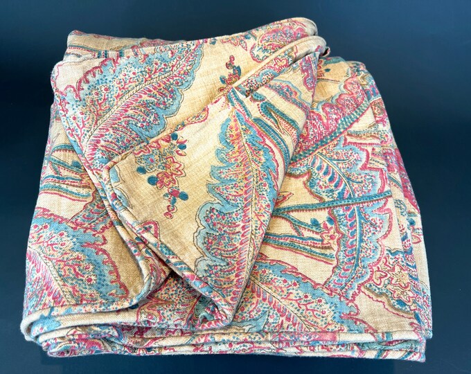 Ralph Lauren Coco Palm Leaf Duvet Cover Full /queen 100% Italian Cotton ...