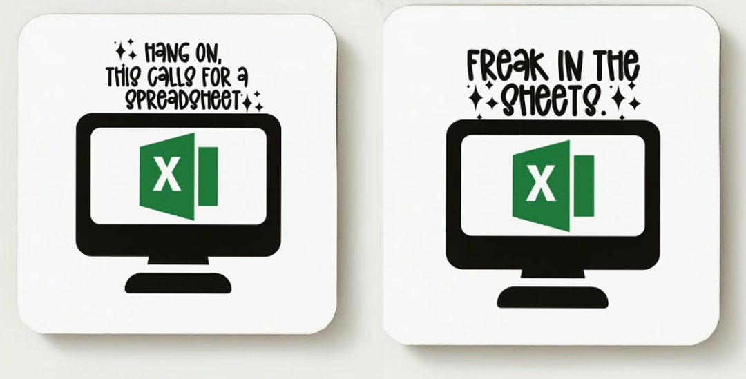 Teacher Excel Coasters Teacher Gift - Etsy