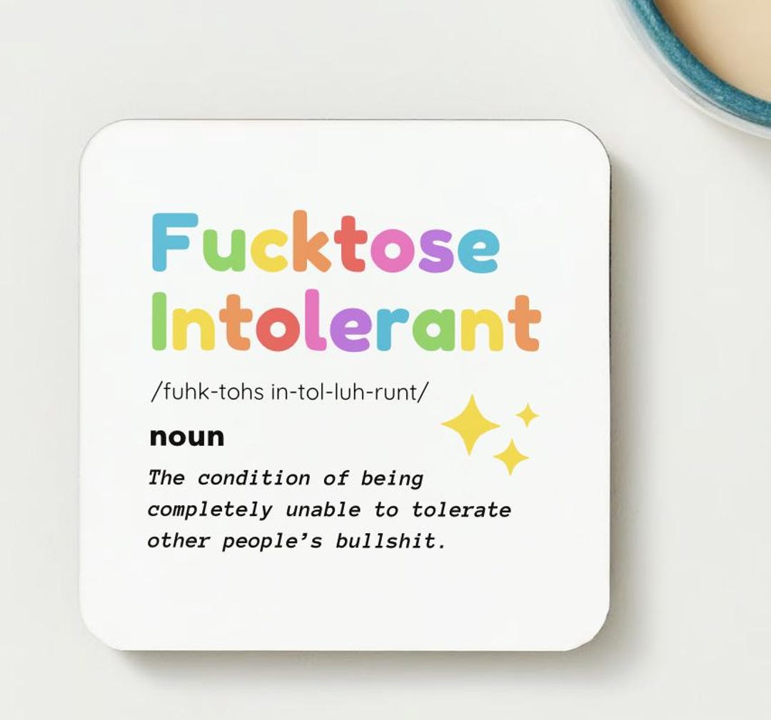Funny Work Coaster - Etsy