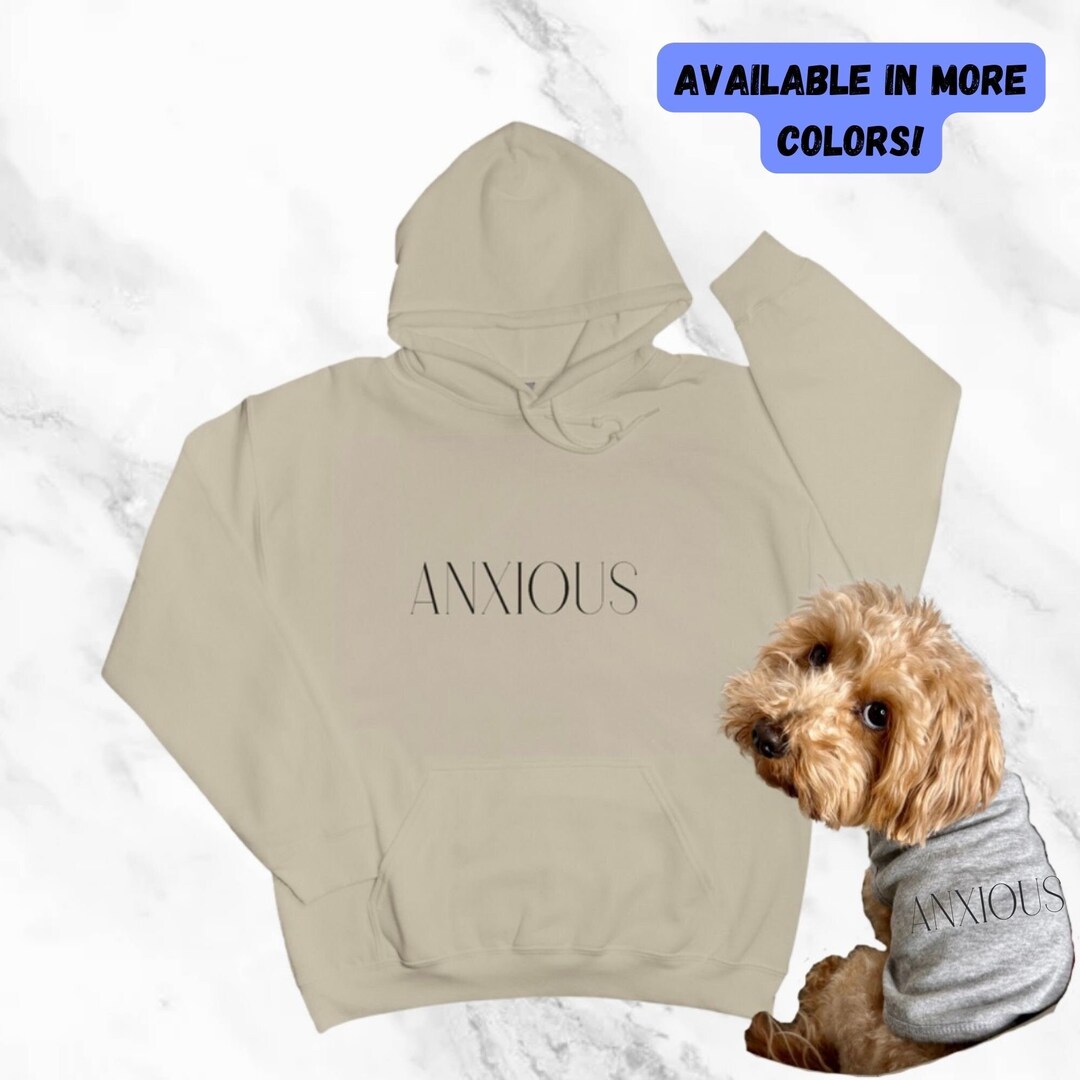 Anxious Adult Hoodie, Chill Mode Clothing, Casualwear, Cozy Hoody ...
