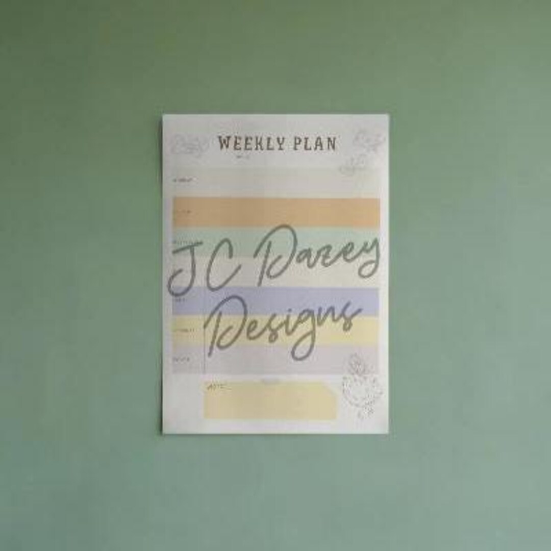 Alice in Wonderland Weekly Planner | Printable Weekly Schedule (PDF ...