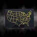 Custom US Travel Map - Etsy