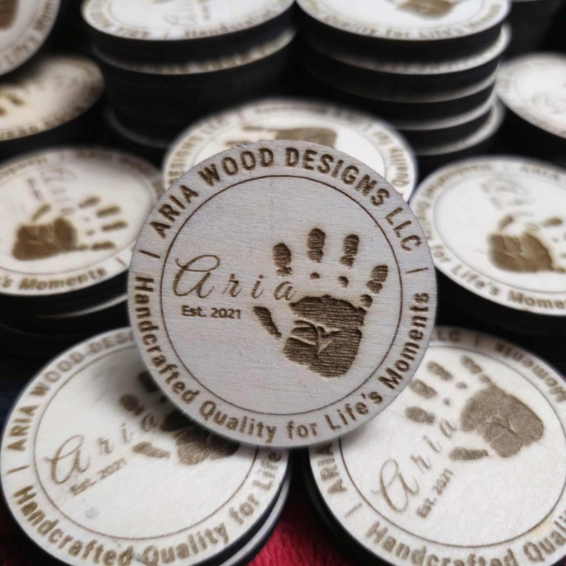 Custom Laser-engraved Wooden Coin - Etsy