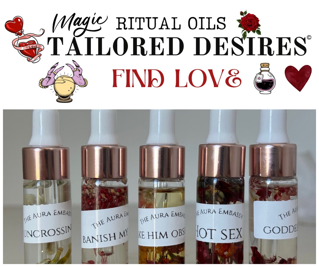 S.O.S LOVE PACK 5 Oil Bundle, Scented, Uncrossing Hot Sex, Goddess Energy, Banish My Rival, Make ...