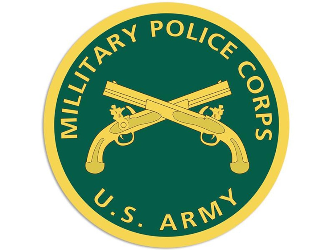 Round Army MP Military Police Sticker (USA Made Vinyl Decal for Car ...