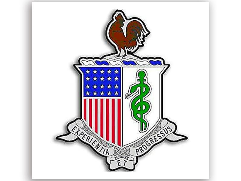 3x4 Inch US Army Medical Service Coat of Arms Sticker logo Medic ...