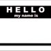 3x5 Inch Hello My Name is Tag Sticker (vinyl Lapel Convention Party Pot ...