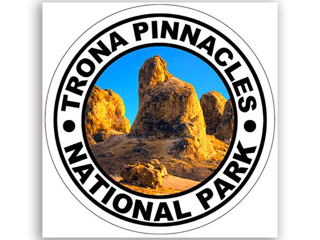 3x3 Inch Trona Pinnacles National Park Sticker np Cali - Etsy