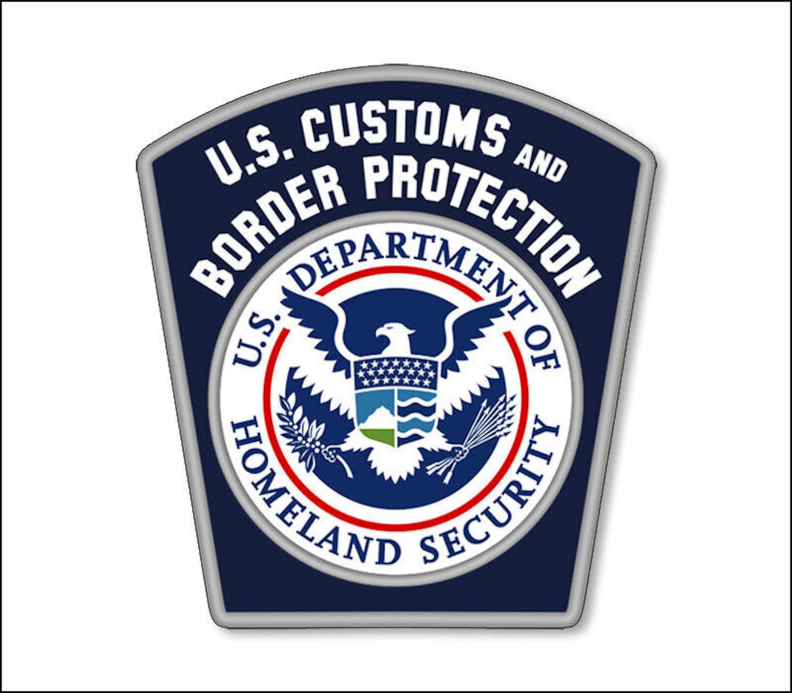 3 Inch US Customs and Border Protection Logo Sticker (vinyl Decal Auto ...