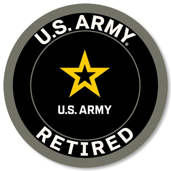 Us Army Retired Decals - Etsy