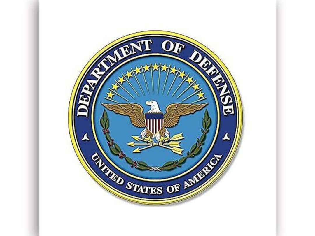 Round US Department of Defense Seal Sticker (dod Logo Insignia Military ...