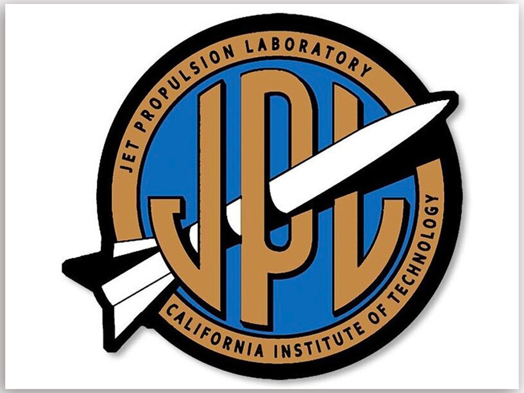 3x3 Inch Round Vintage JPL Rocket Logo Sticker decal Vinyl Seal ...